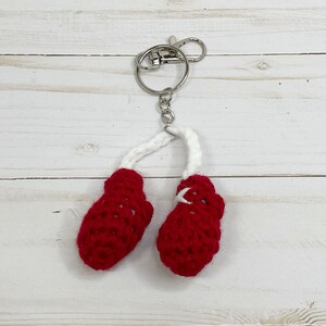 Crochet Boxing Gloves, Boxing Glove Keychain - Etsy