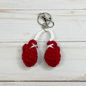 Crochet Boxing Gloves, Boxing Glove Keychain - Etsy