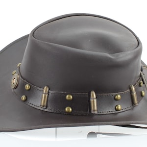 Bullet Slice Cowboy Hat, Shapeable Cowboy Hat With Bullet Embellishment ...
