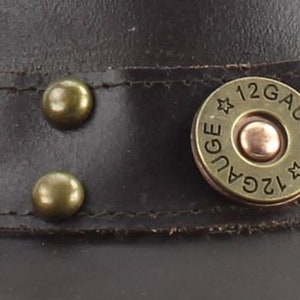 Leather Bullet Cowboy Hat, Shapeable Brim, Rodeo Outfit - Etsy