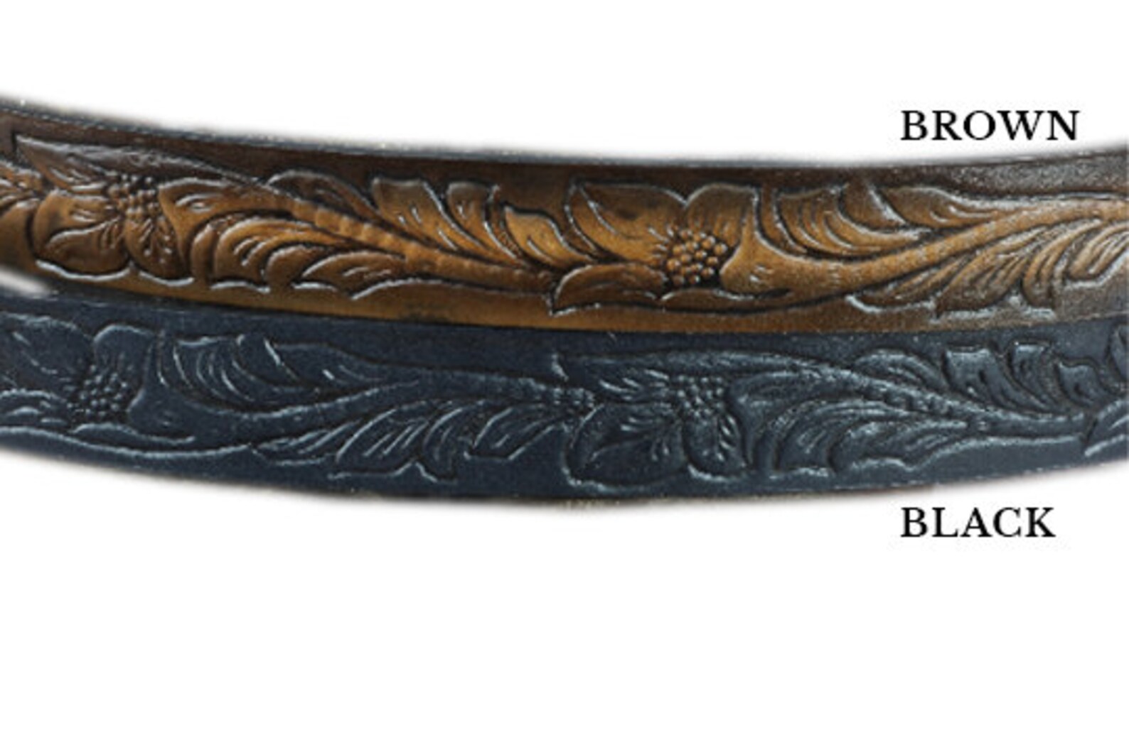 Floral Filigree Leather Belt Hand Tooled Leather Belt - Etsy