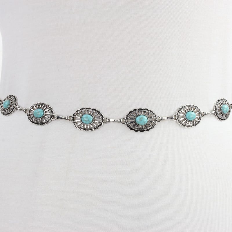 Turquoise Belts - Etsy