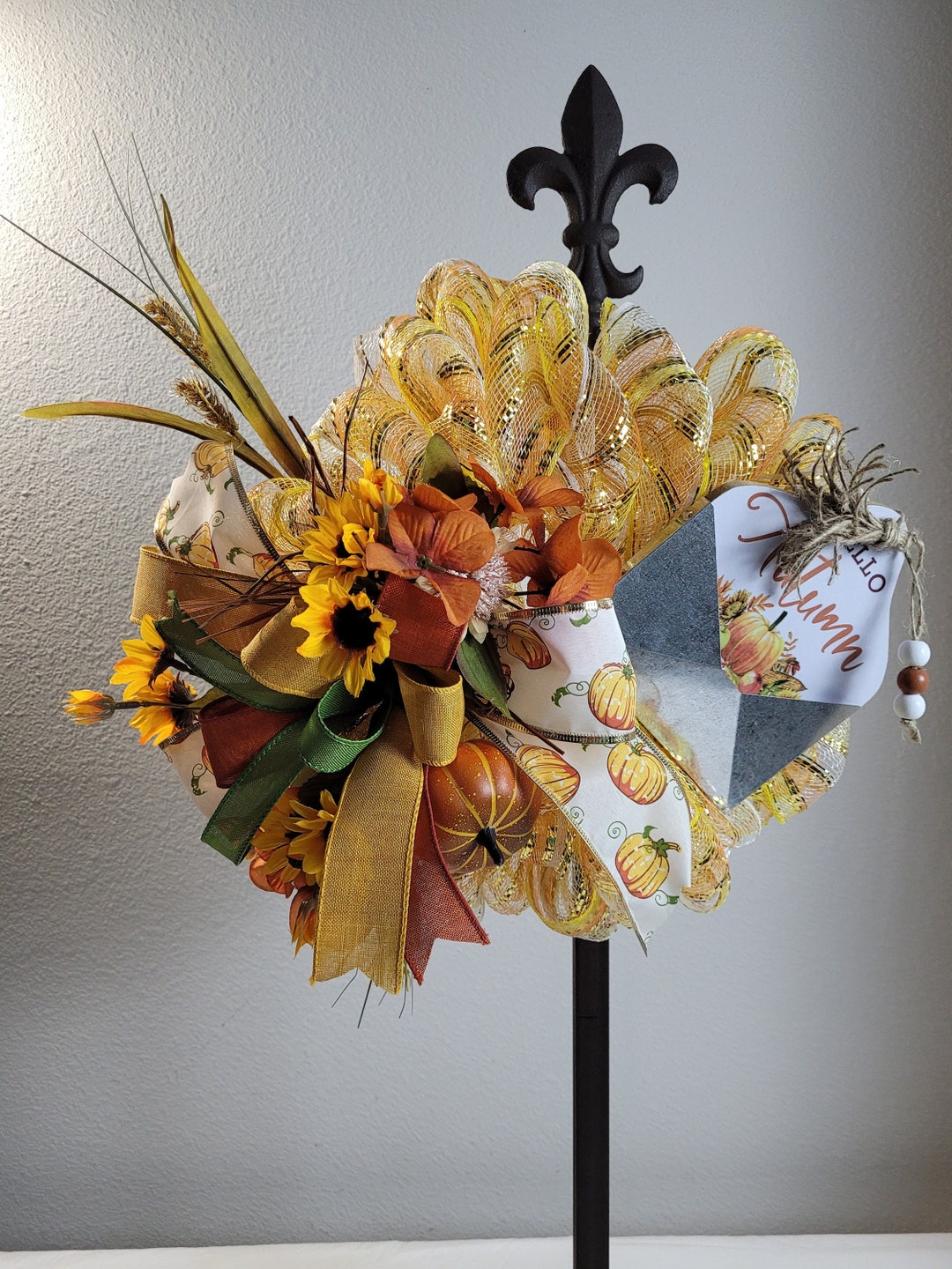 Mini Fall Wreath - Etsy