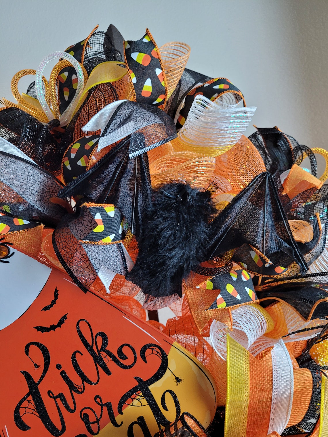 Trick or Treat Wreath - Etsy