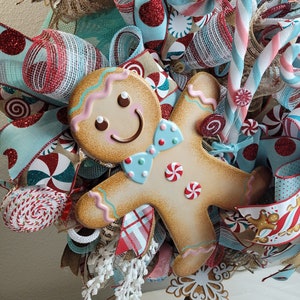 Gingerbread Man Wreath - Etsy