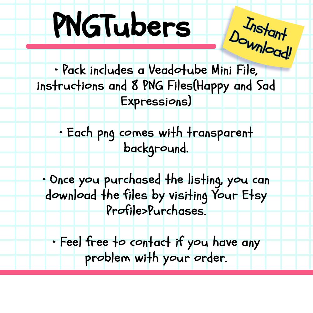 Blueberry Pngtuber, Kawaii Fruit Vtuber Model for Twitch Streamers - Etsy