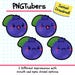 Blueberry Pngtuber, Kawaii Fruit Vtuber Model for Twitch Streamers - Etsy