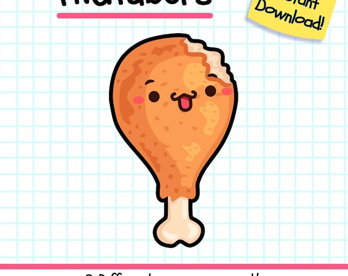 Chicken Nugget Pngtuber - Cute Avatar for Twitch Streaming - Etsy Canada