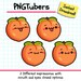 Peach Pngtuber, Kawaii Fruit Vtuber Model for Twitch Streamers - Etsy