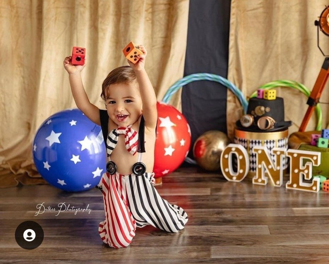 Vintage Circus Clown Costume: Baby's First Birthday Outfit - Etsy