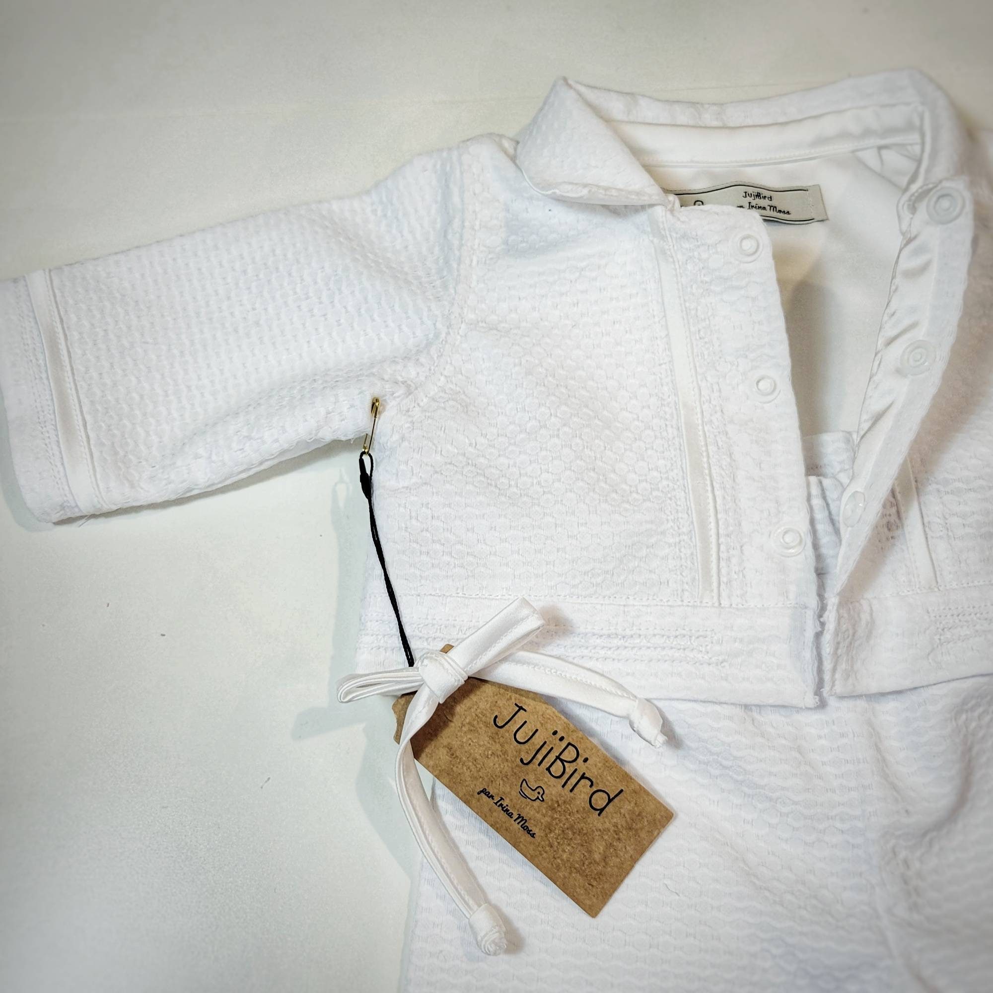 PETIT PRINCE Baby Boy White Outfit, Baptism Suit, Christening Blessing ...