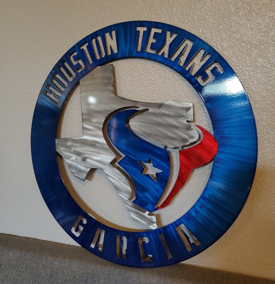 Houston Texans Metal Sign - Etsy