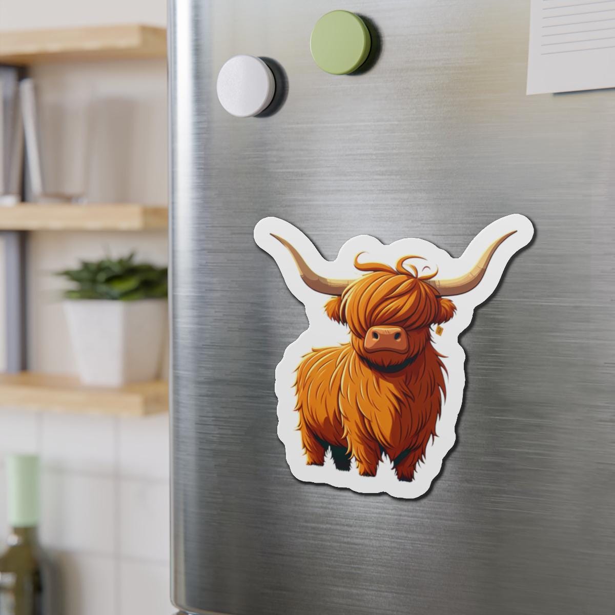 Cute Scottish Highland Cow Magnets for Refrigerator or Fridge - Etsy