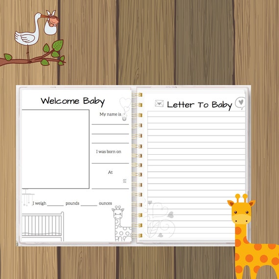 Newborn Care Journal Printable Instant Download | Etsy