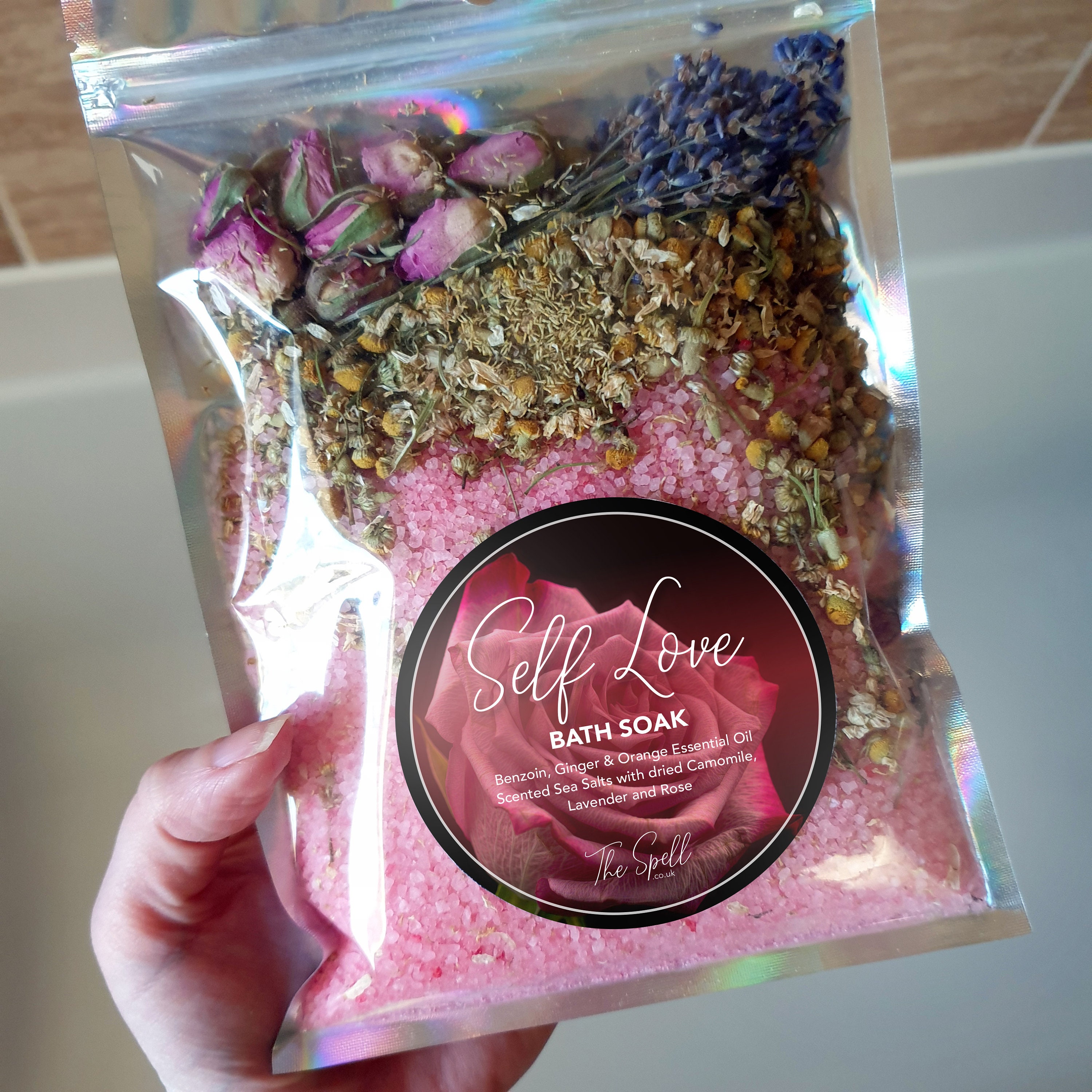 Self Love Ritual Bath Soak Benzoin Ginger Orange Essential - Etsy UK