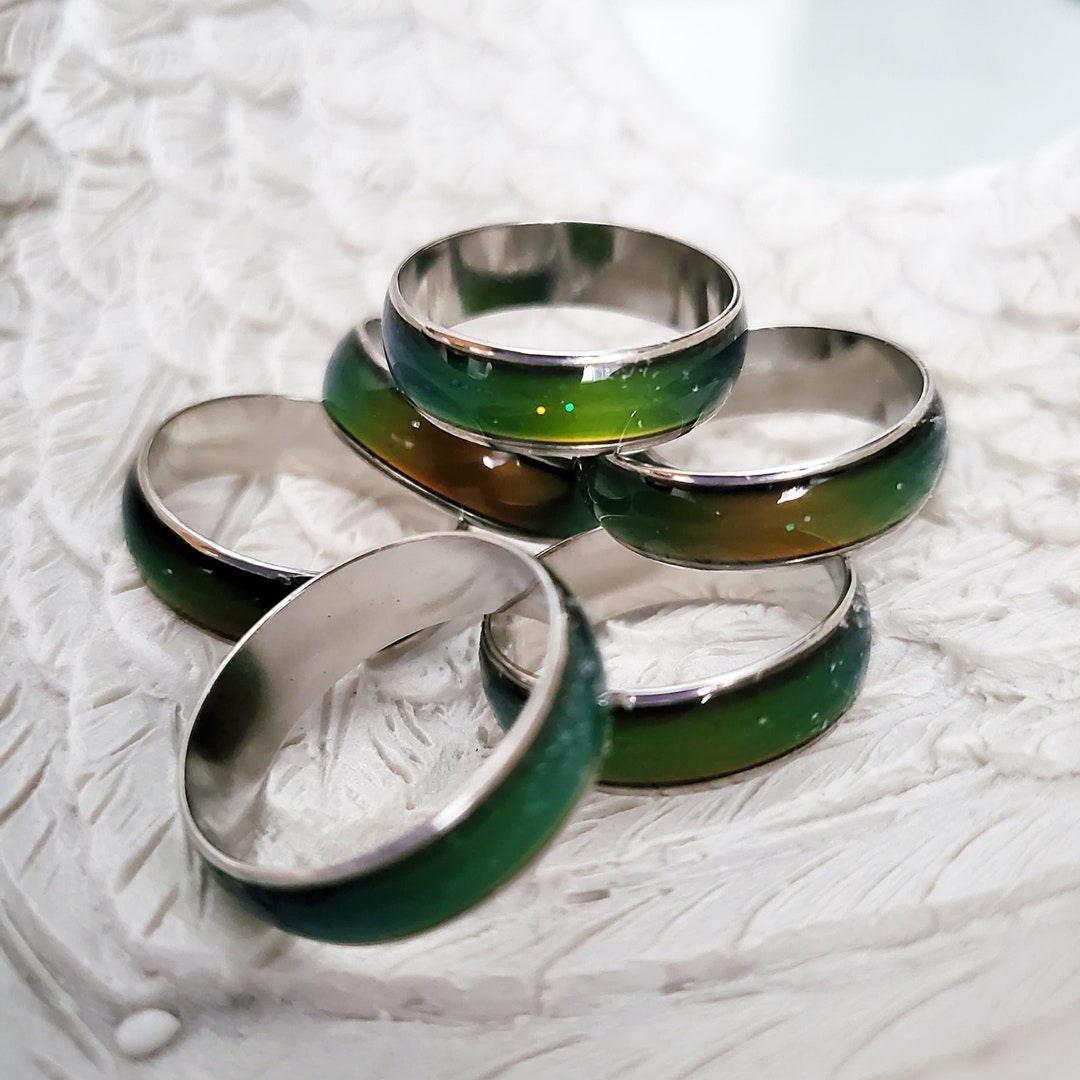 Mood Rings | 90s Fashion | Alternative Gothic Jewellery | Witch Pagan ...