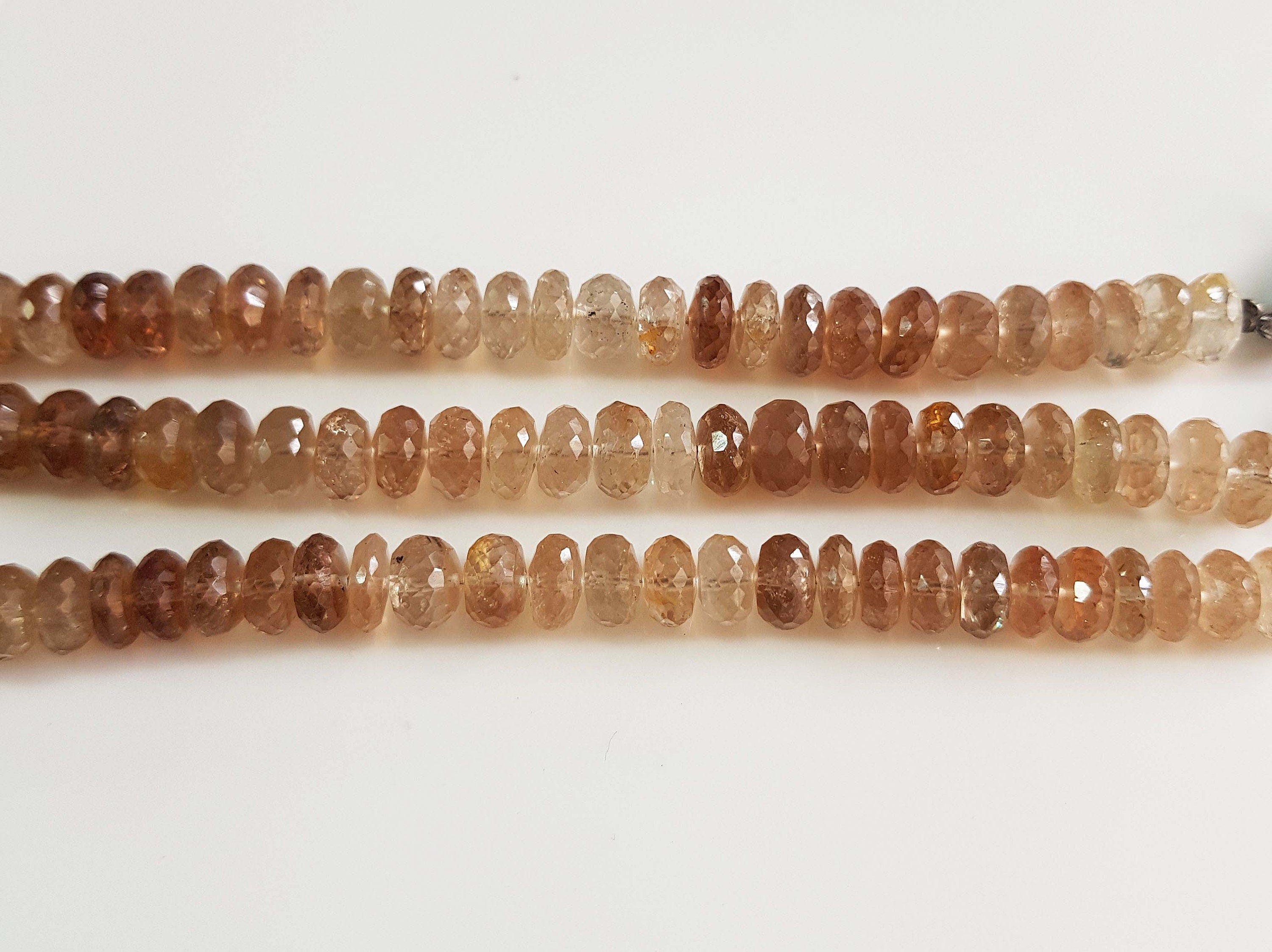 Natural Beer Quartz Gemstone Beer Quartz Faceted Roundels | Etsy