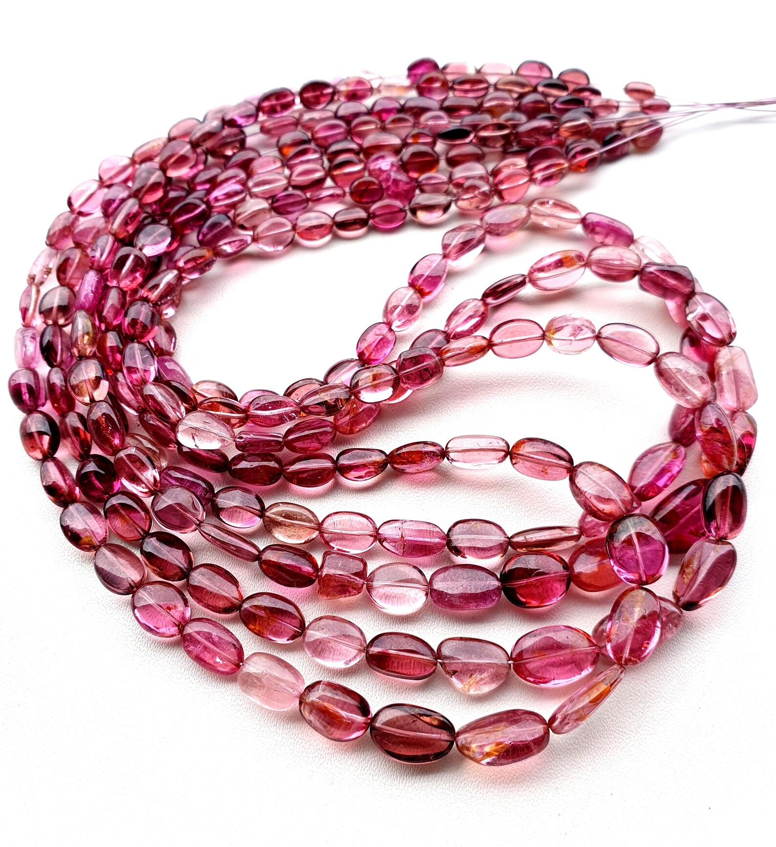 Pink Tourmaline Tumble, Tourmaline Beads, Tourmaline Nuggets, AAA++ Eye ...