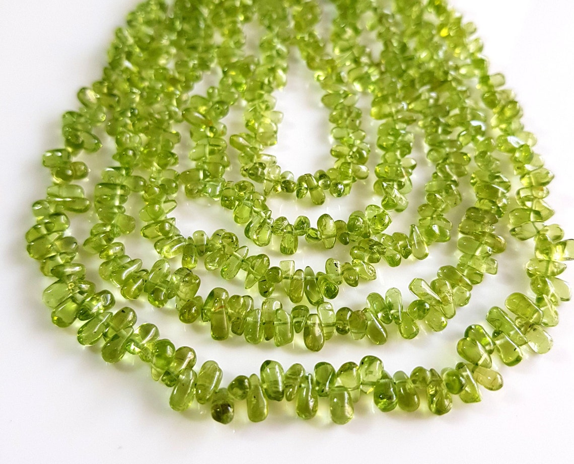 Natural Peridot Beads Gemstone Peridot Smooth Fancy Drops Shape Beads ...