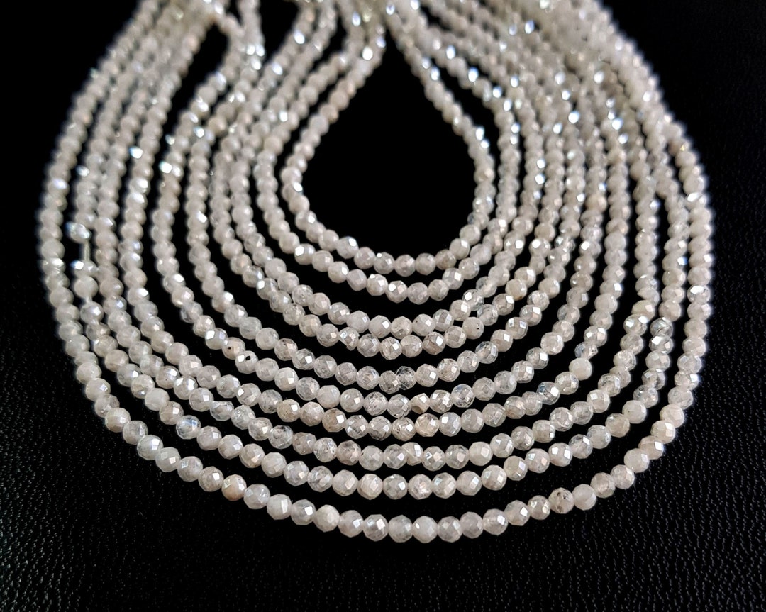 Silverite Ball Shape Bead Gemstone Silverite Faceted Roundels Shape ...