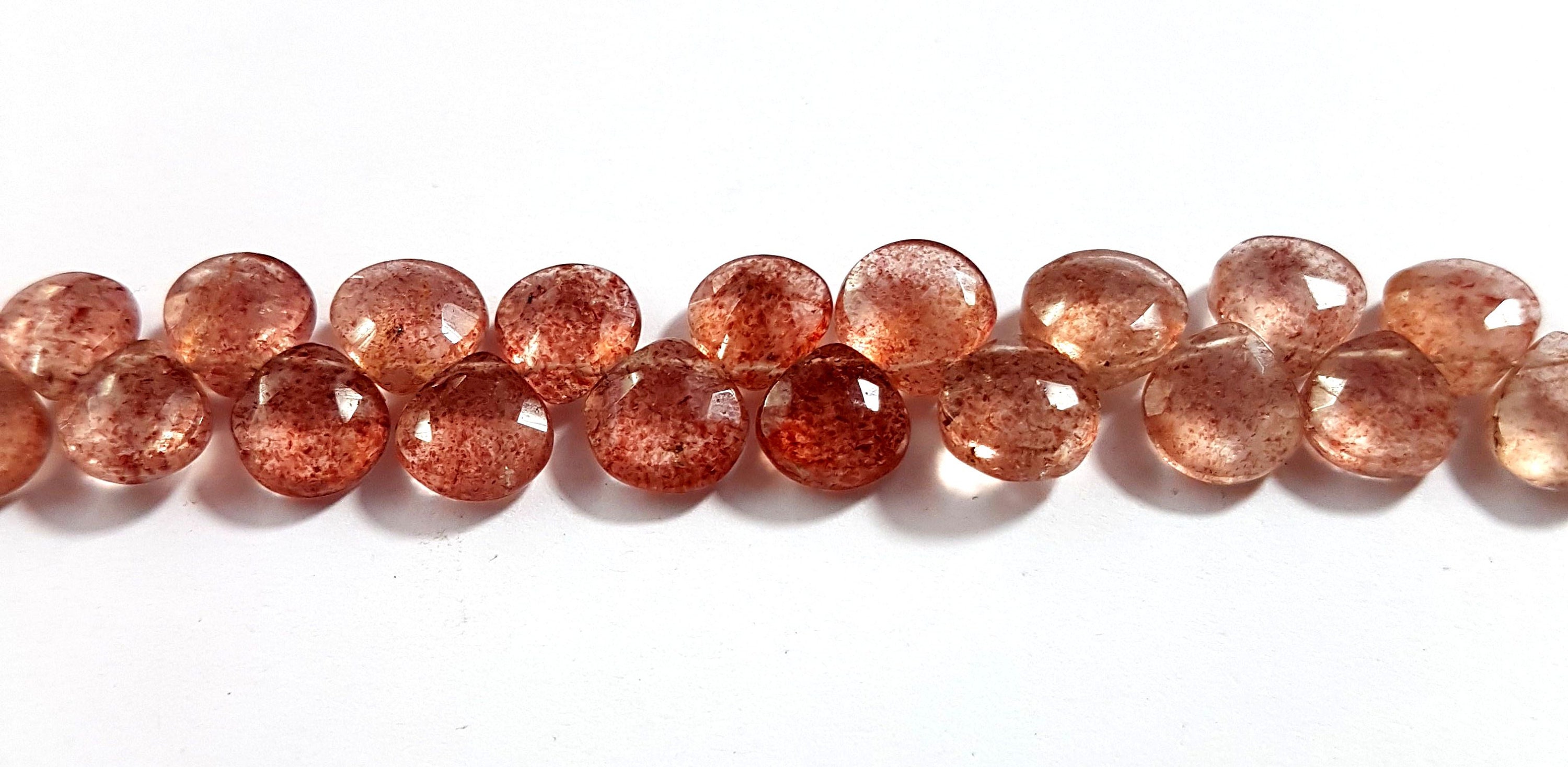 Natural Cherry Quartz Gemstone Cherry Quartz Faceted Heart | Etsy