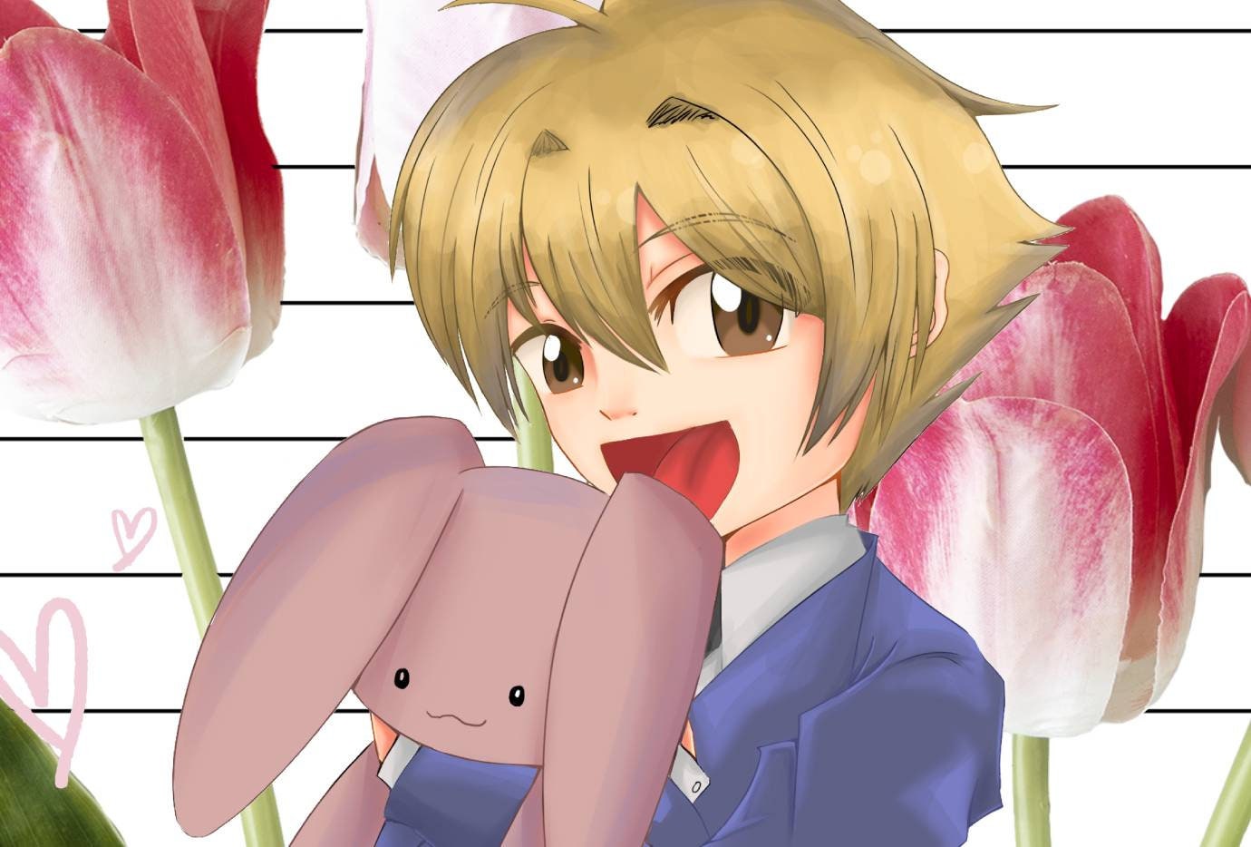 Honey-senpai Haninozuka Mitsukuni Ouran Host Club Stationery Set ...