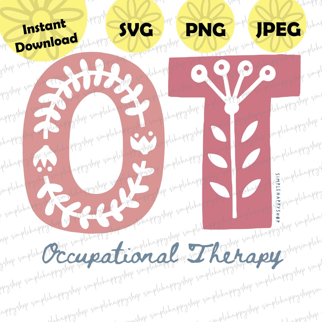 Occupational Therapy Design, OT Svg, Therapy Svg, OT Png, Mandala Ot ...