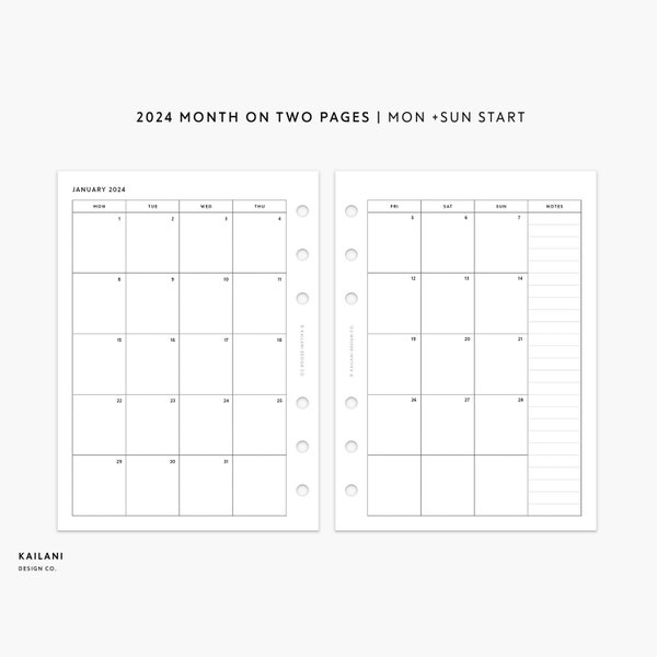 Monthly Planner - Etsy