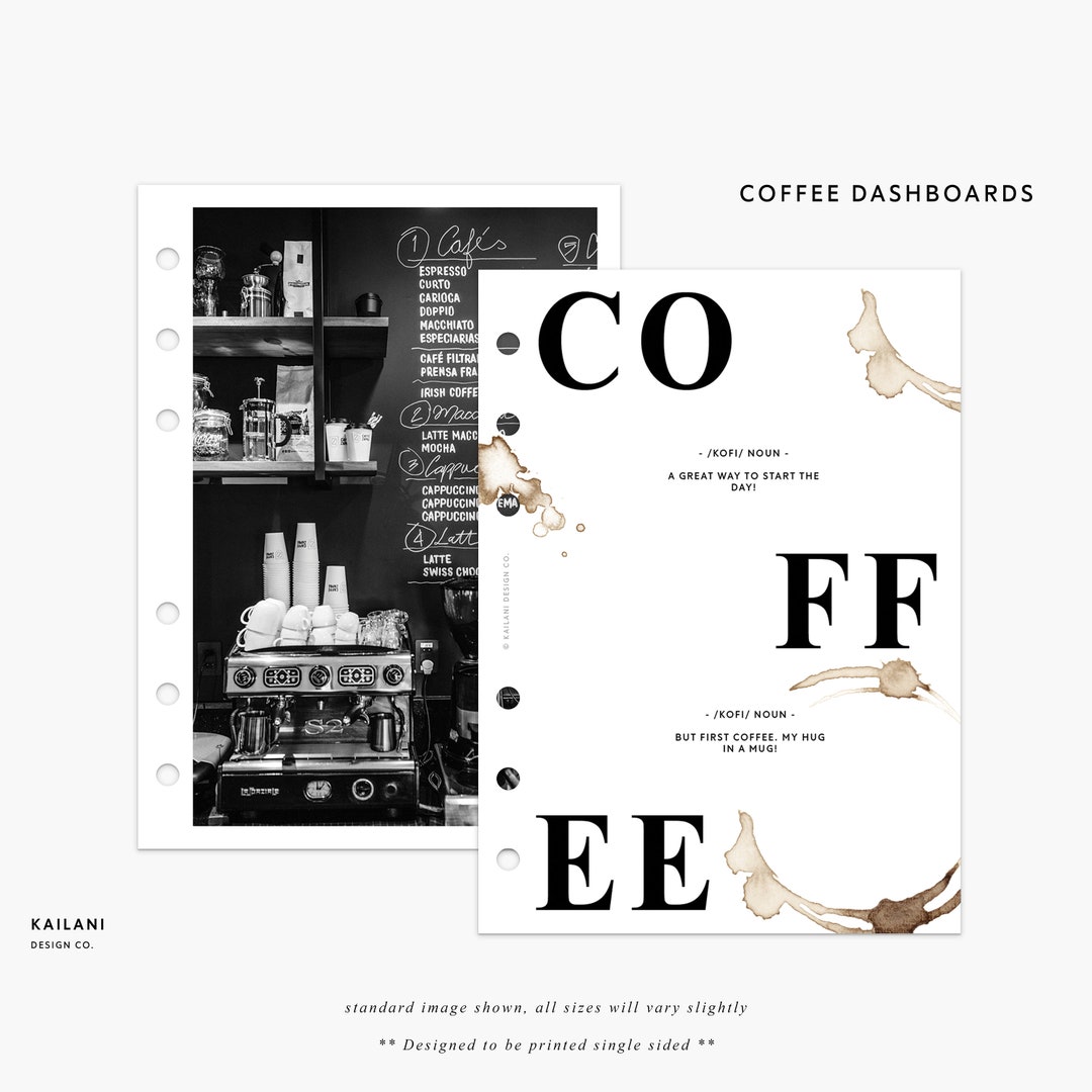 A6 Section Dashboards, Printable Dividers, A6 Printable Dashboard, A6 ...