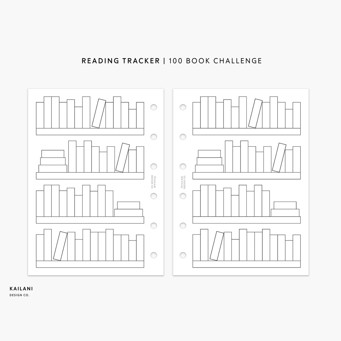 Pocket Reading Book Challenge 100 Book Challenge Book - Etsy