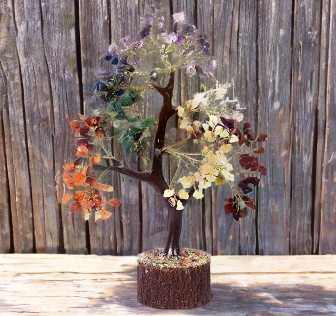 7 Chakra Reiki Tree of Life Gemstone Healing Tree of Life Reiki Chakra ...