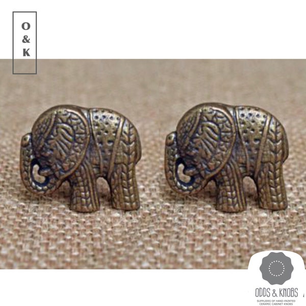 Elephant Knob - Etsy