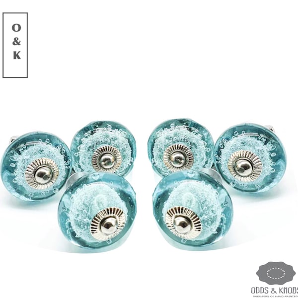 Blue Glass Knob - Etsy