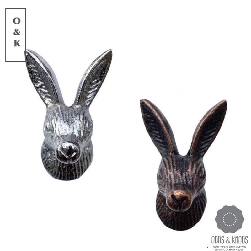 Rabbit Knobs - Etsy