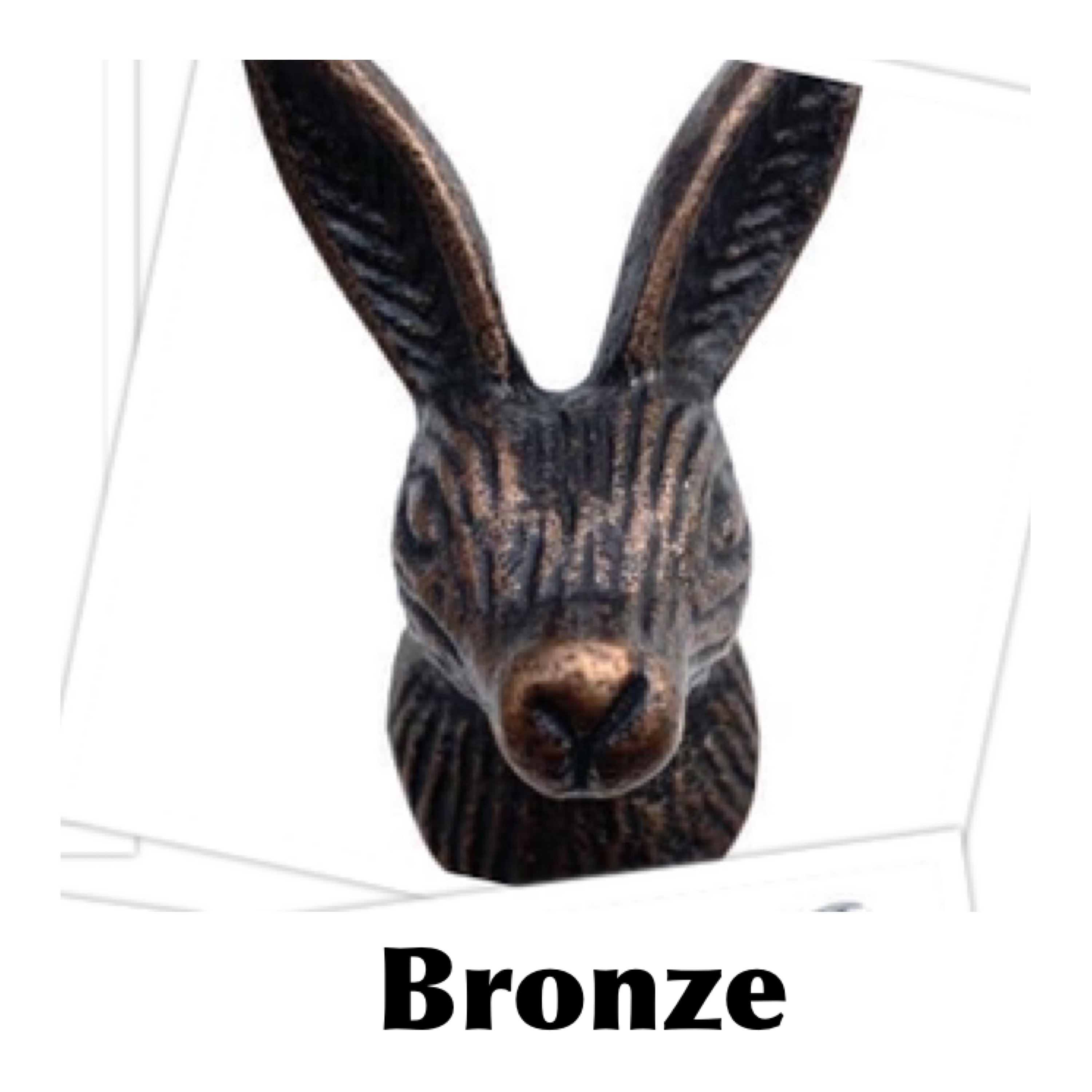 Antique Rabbit Cast Iron Drawer Knobs Hare Head Cabinet Handle - Etsy