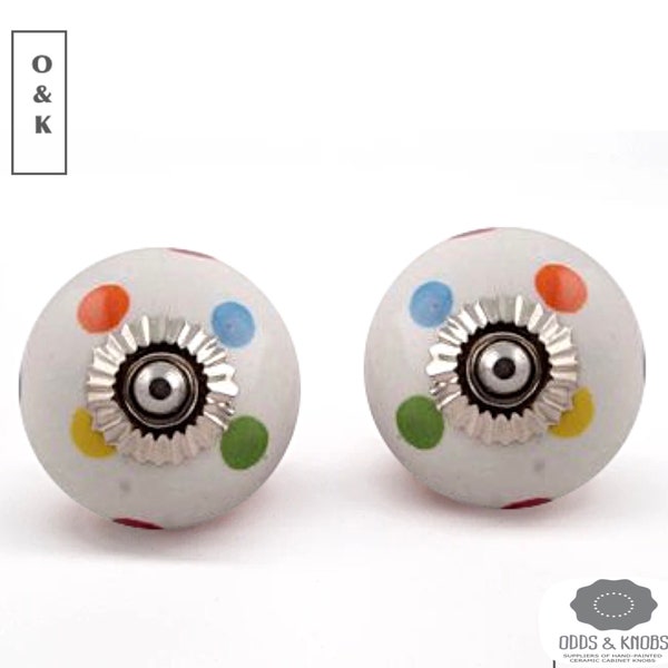 Polka Dot Knobs - Etsy