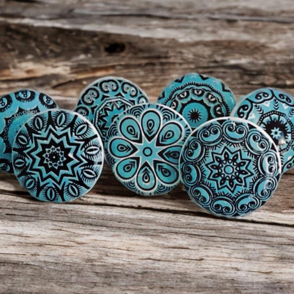Turquoise Knob - Etsy