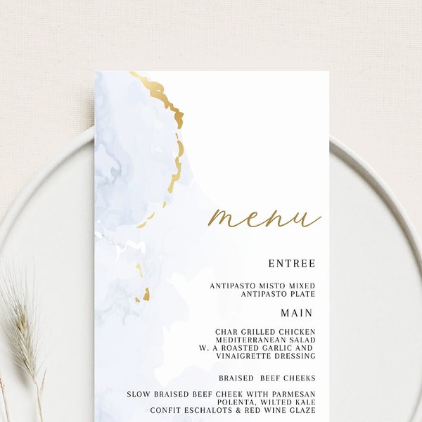 Watercolor Name Card - Etsy