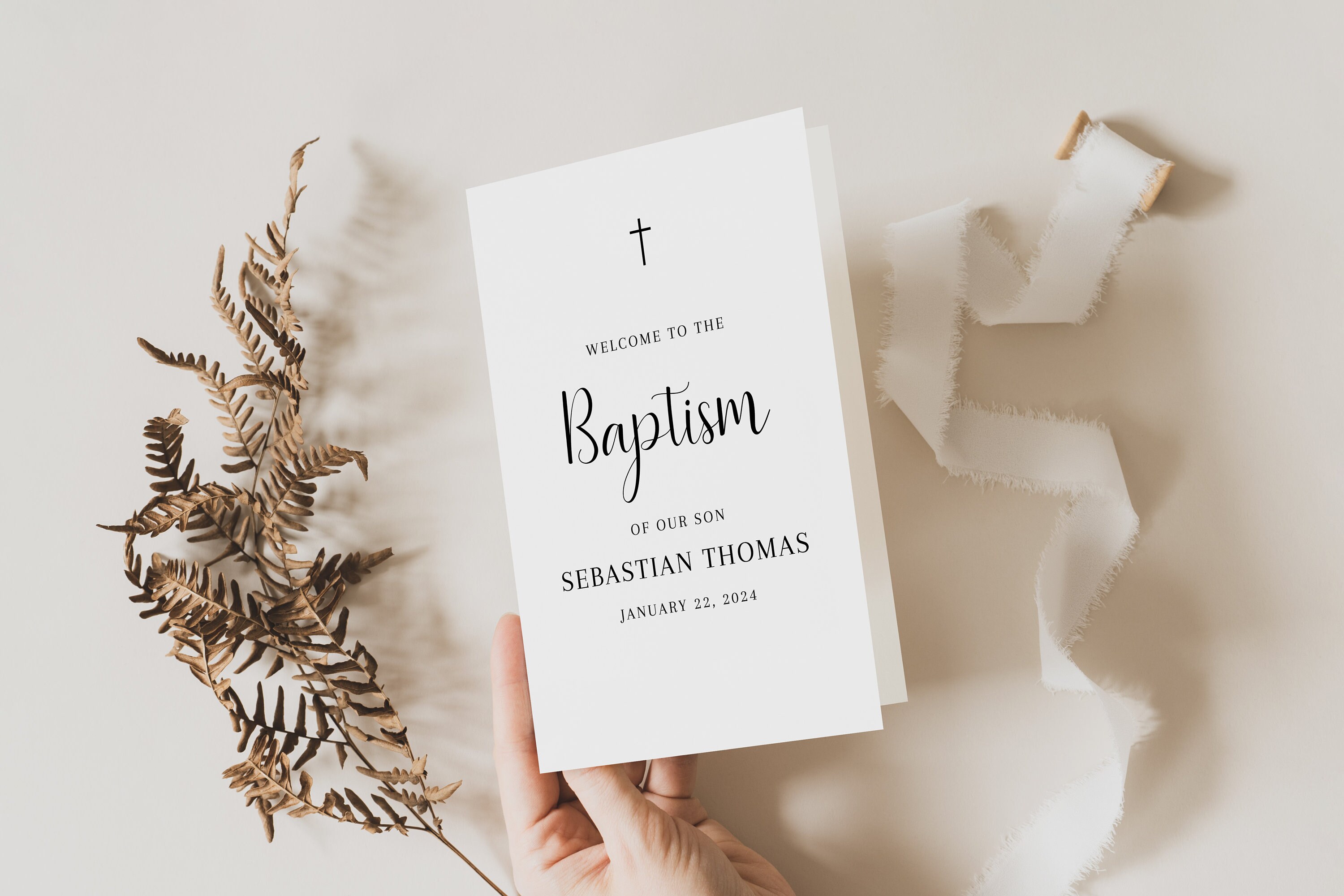 Catholic Baptism Program Template Baptism Program LDS | Baptism