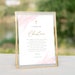 Pink Baptism Prayer Sign Template, Pink Prayer Sign for Girl, Printable ...