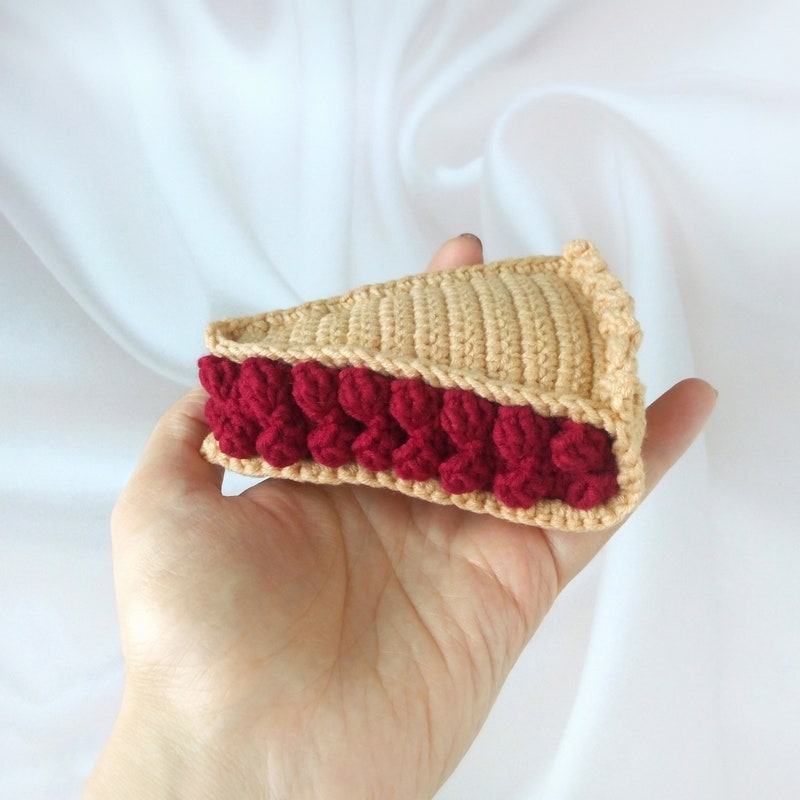 Crochet Cherry Pie - Etsy