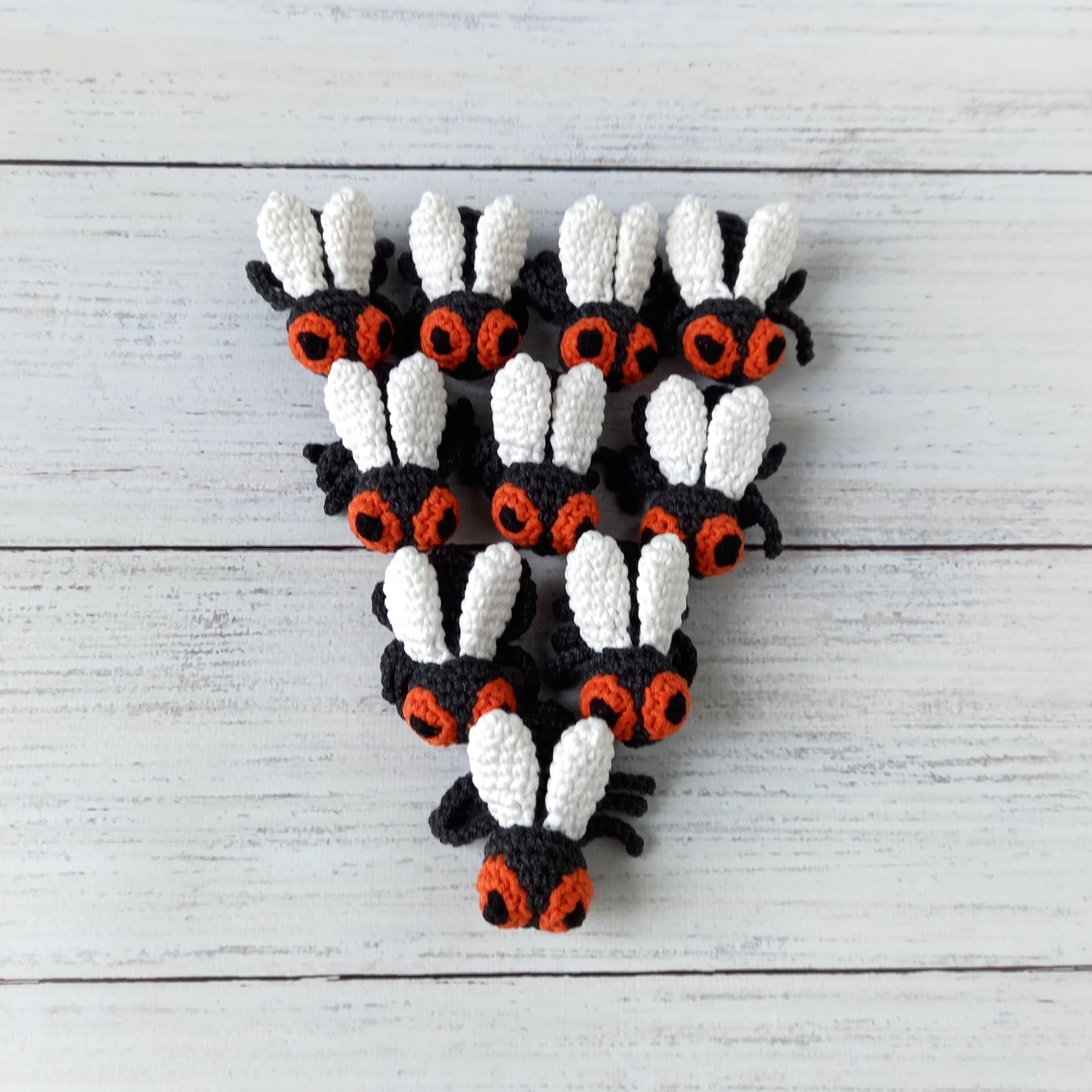 Crochet Fly, Crochet Stuffed Insect, Plush Insect Toys, Desk Decoration ...