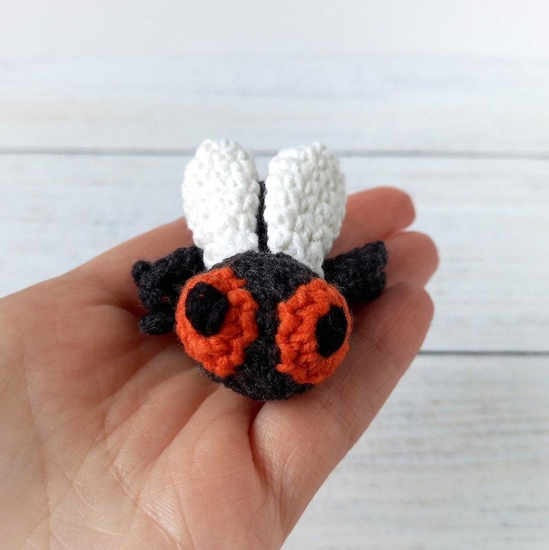 Crochet Fly, Crochet Stuffed Insect, Plush Insect Toys, Desk Decoration ...