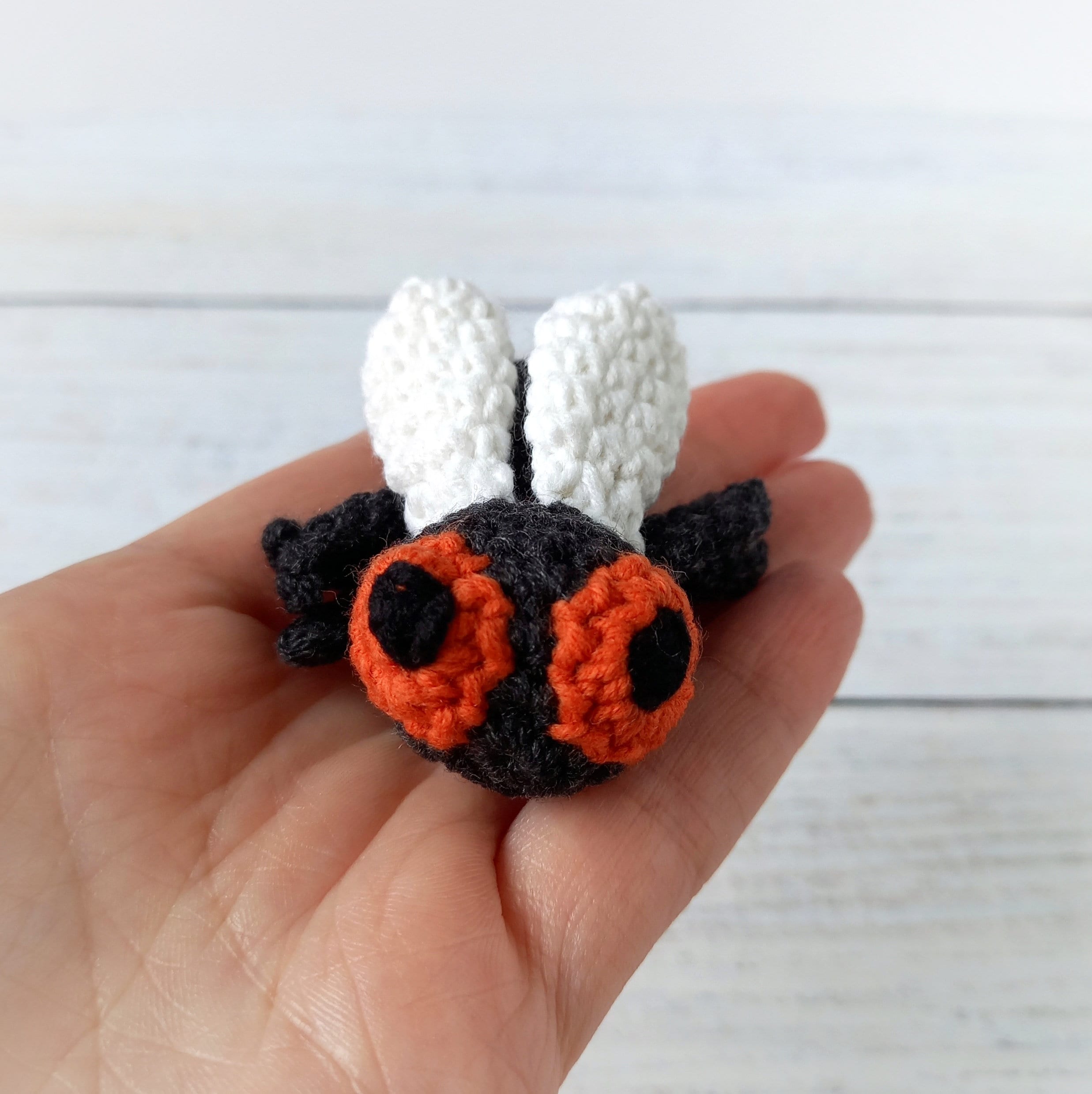 Crochet Fly, Crochet Stuffed Insect, Plush Insect Toys, Desk Decoration ...