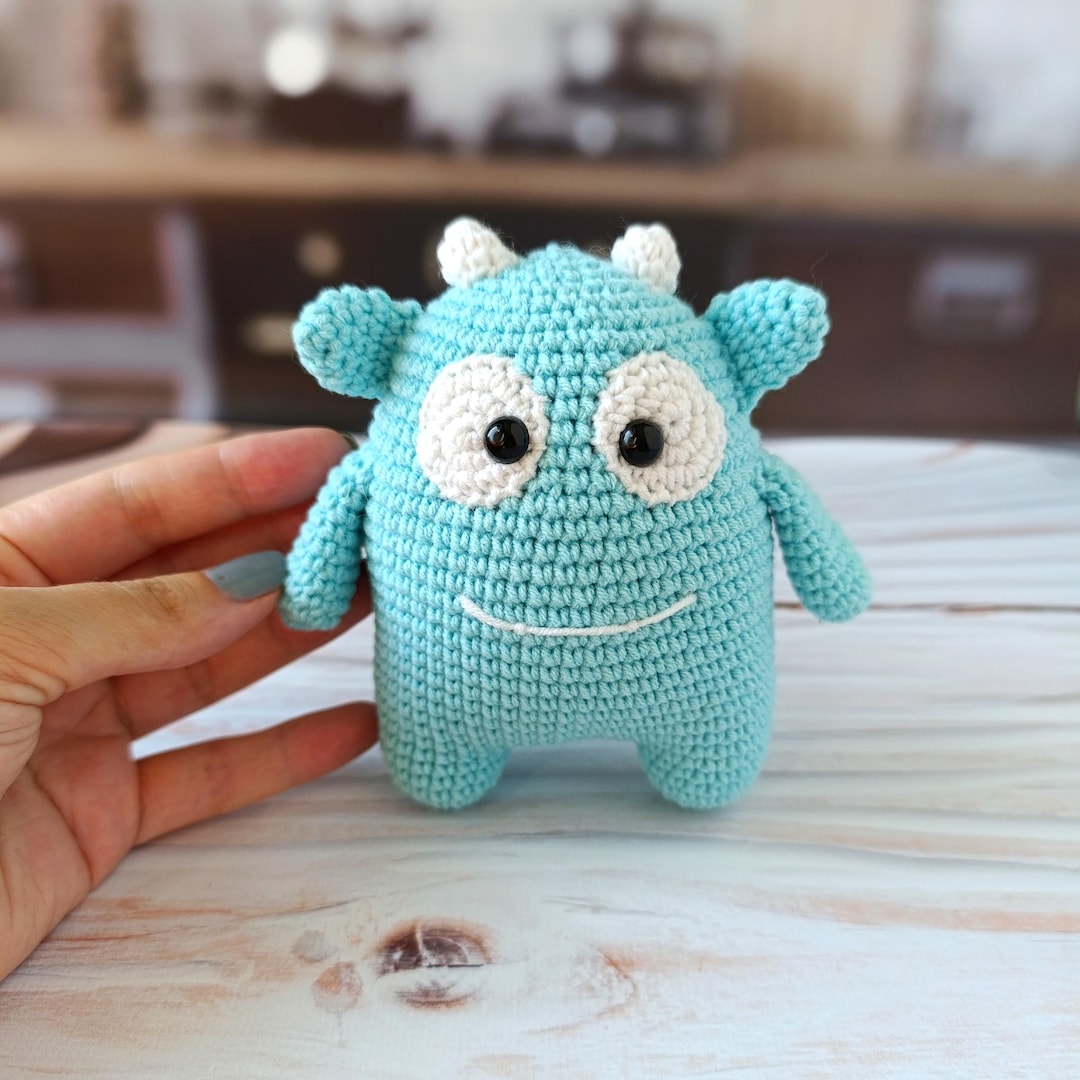 Soft Toy Monster, Gift for Kids, Fantasy Home Decor, Monster Stuffed ...