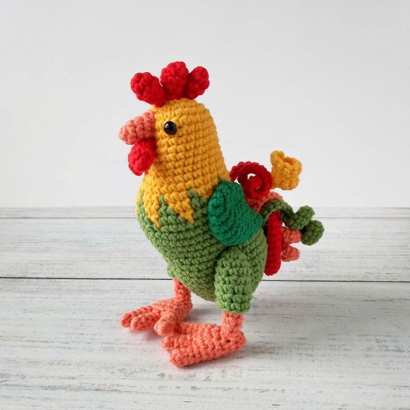 Stuffed Rooster Plush - Etsy