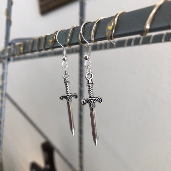 Dagger Earrings - Etsy