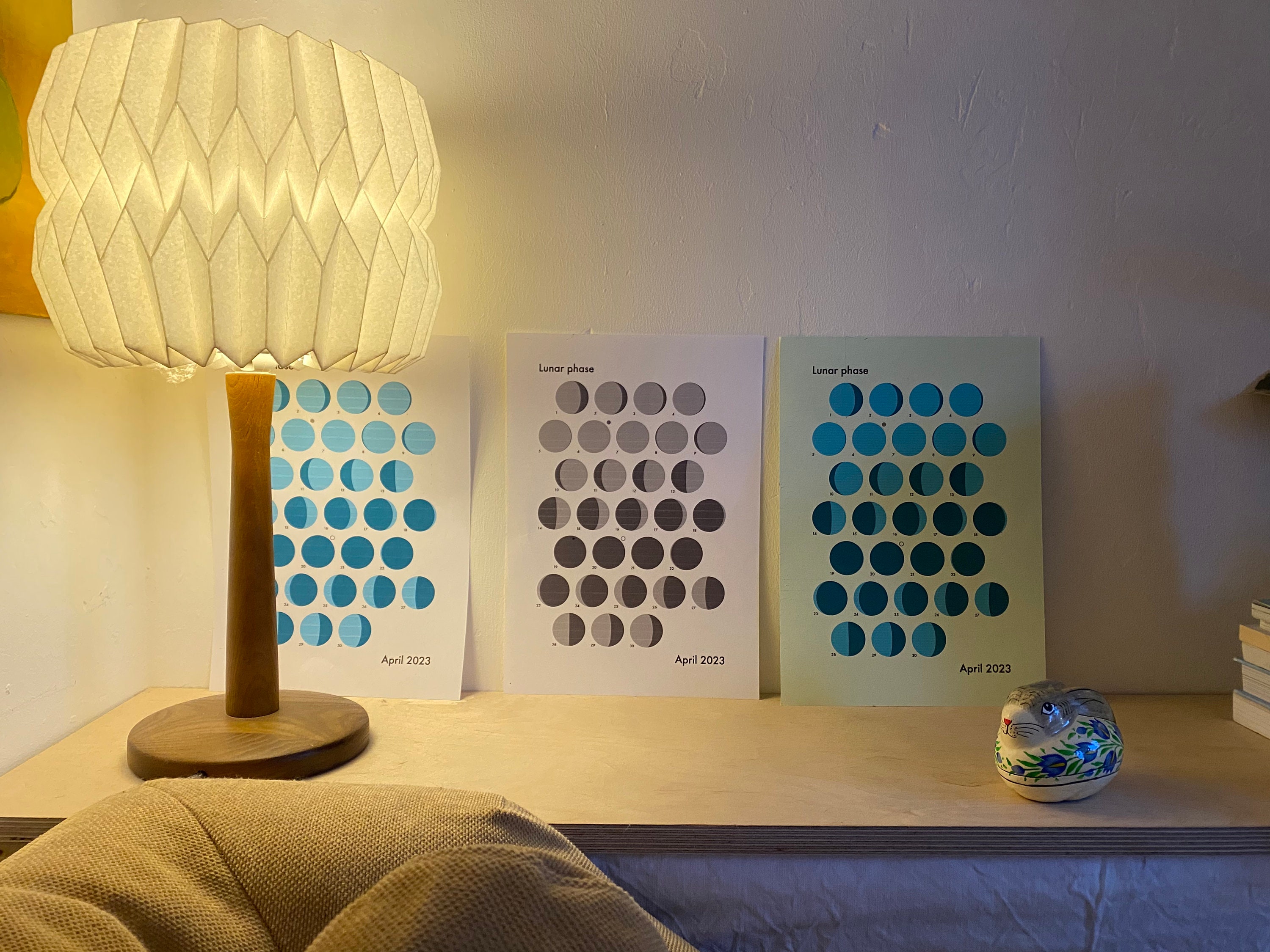 April 2023 Lunar Phase Calendar - Etsy