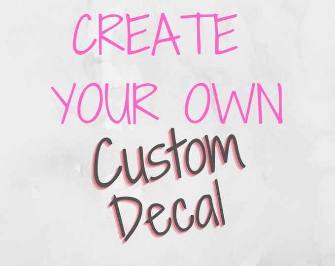 Custom Decals Stickers for Tumblers Walls Cars Glass Custom Decal Logo ...