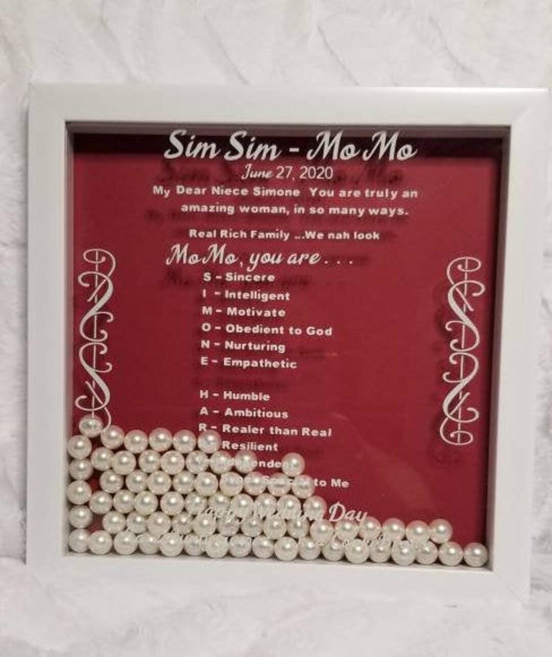 Greek Shadow Box Custom Memory Box - Etsy